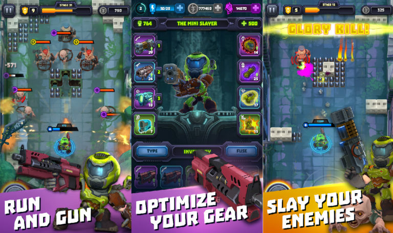 Mighty DOOM features an adorable Mini Slayer on mobile - Checkpoint