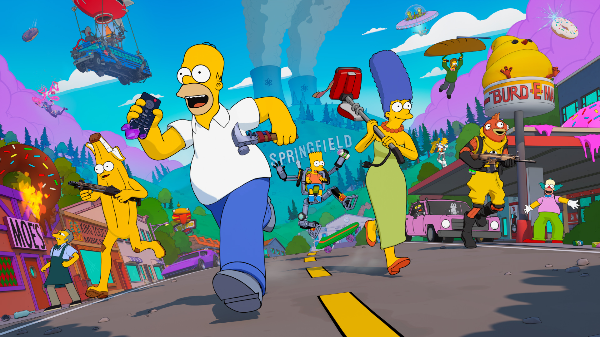 The Simpsons have dropped into Fortnite - Checkpoint